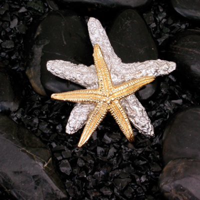 Starfish Pin - Maurice Milleur - Handcrafted Pewter Jewelry and Home ...